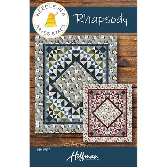 RHAPSODY quilt Pattern By: Needle in a Hayes Stack NH1902 - Etsy