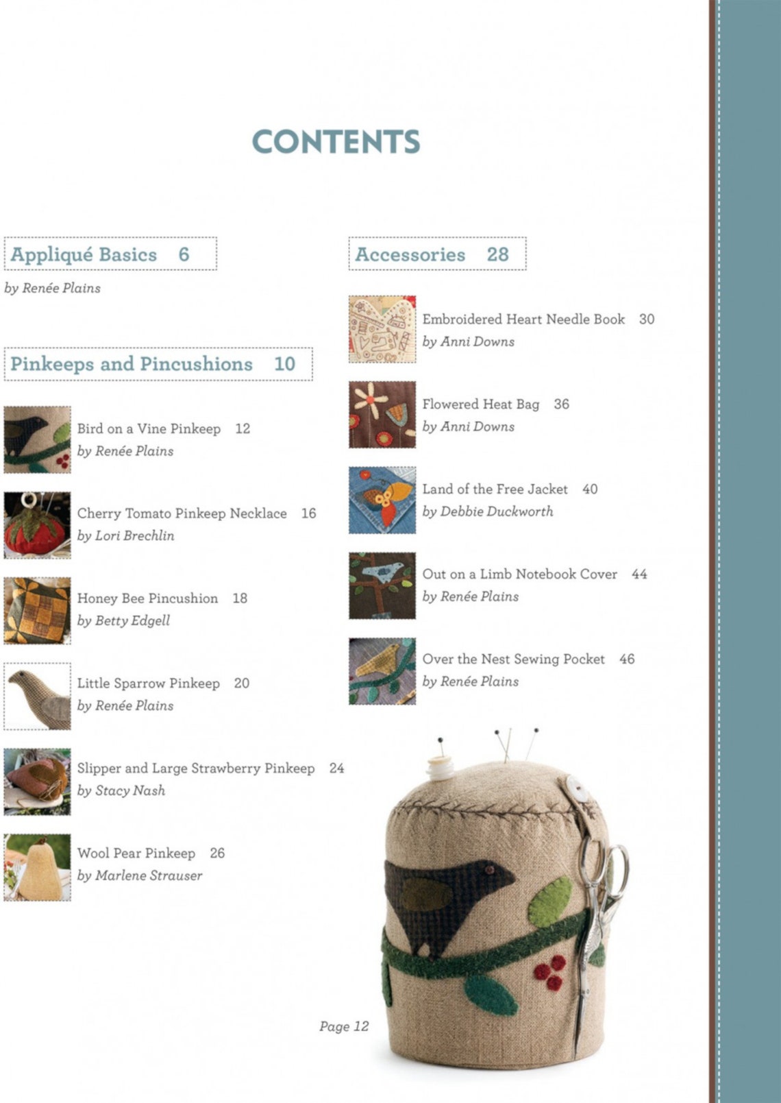 Sweet & Simple Wool Applique Pattern Book From CAT Publishing | Etsy