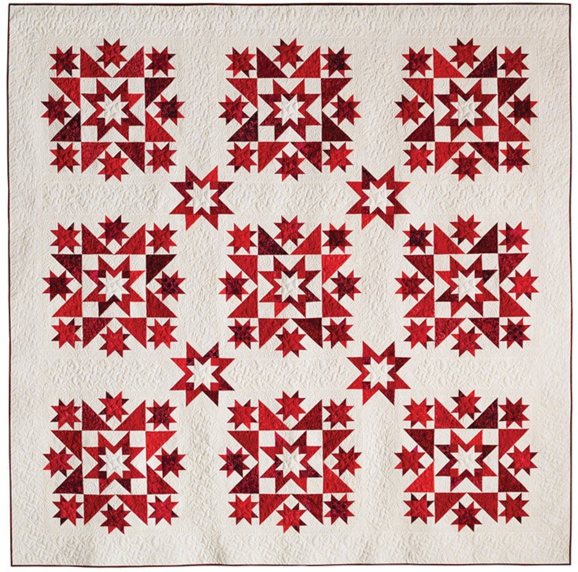 Red, White & Blue Star Quilts *quilting Book - 16 Patterns* By: Judy ...
