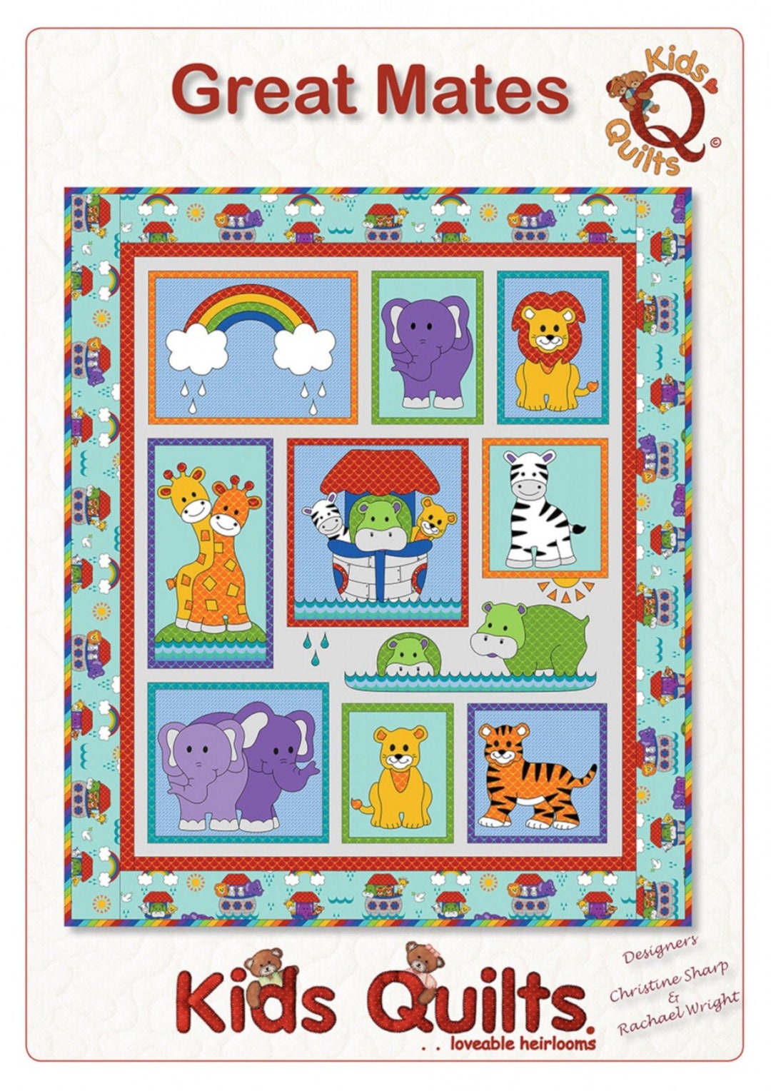 GREAT MATES *crib Quilt Pattern* By: Kids Quilts - Loveable Heirlooms ...