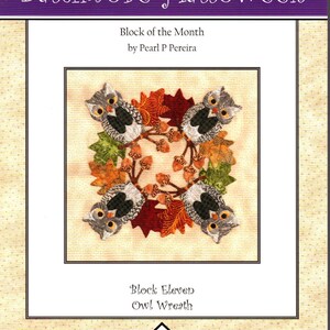 Baltimore Halloween *13-month Block of the Month Quilt Pattern Set* By ...
