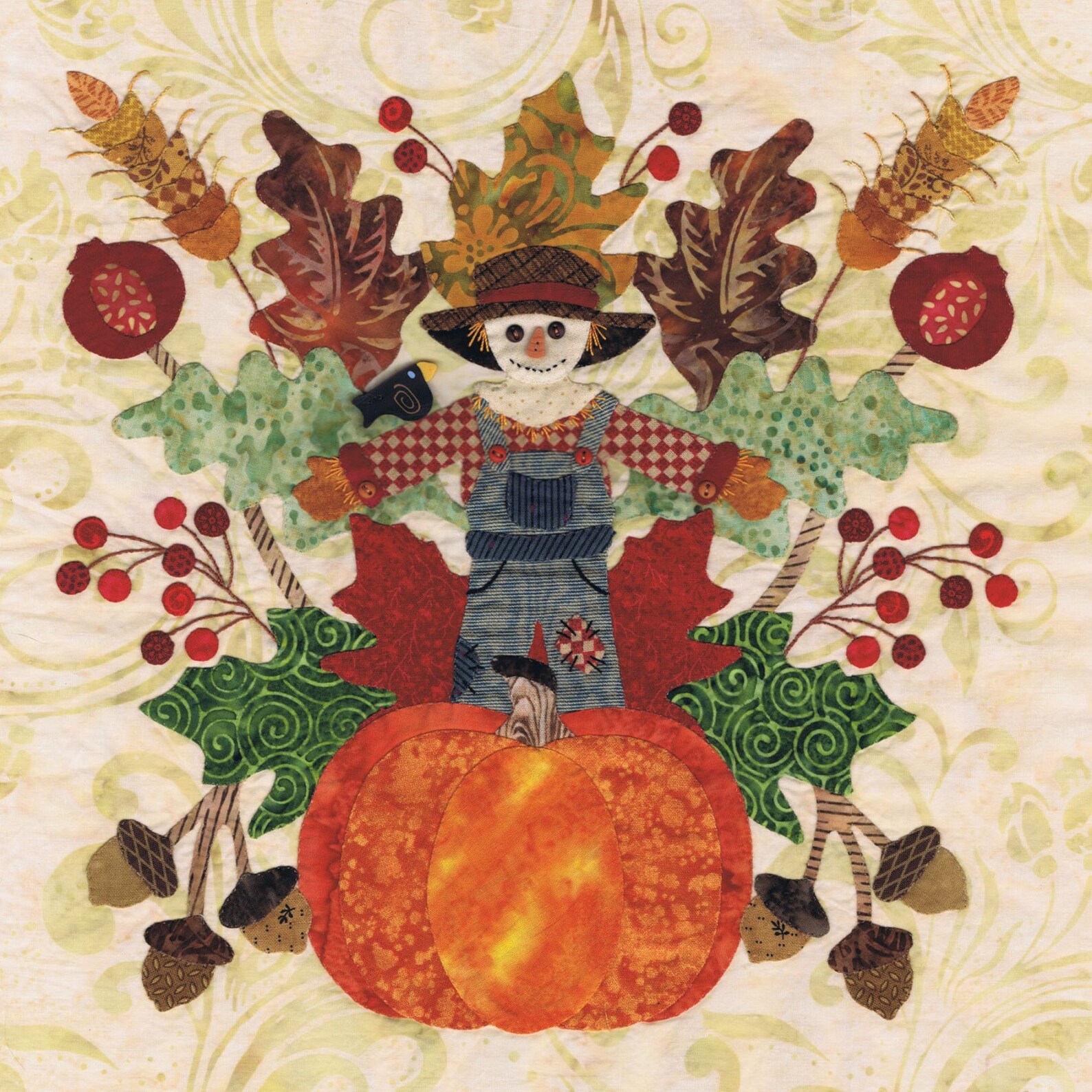 Baltimore Autumn *12-month Block of the Month Applique Quilt Pattern ...