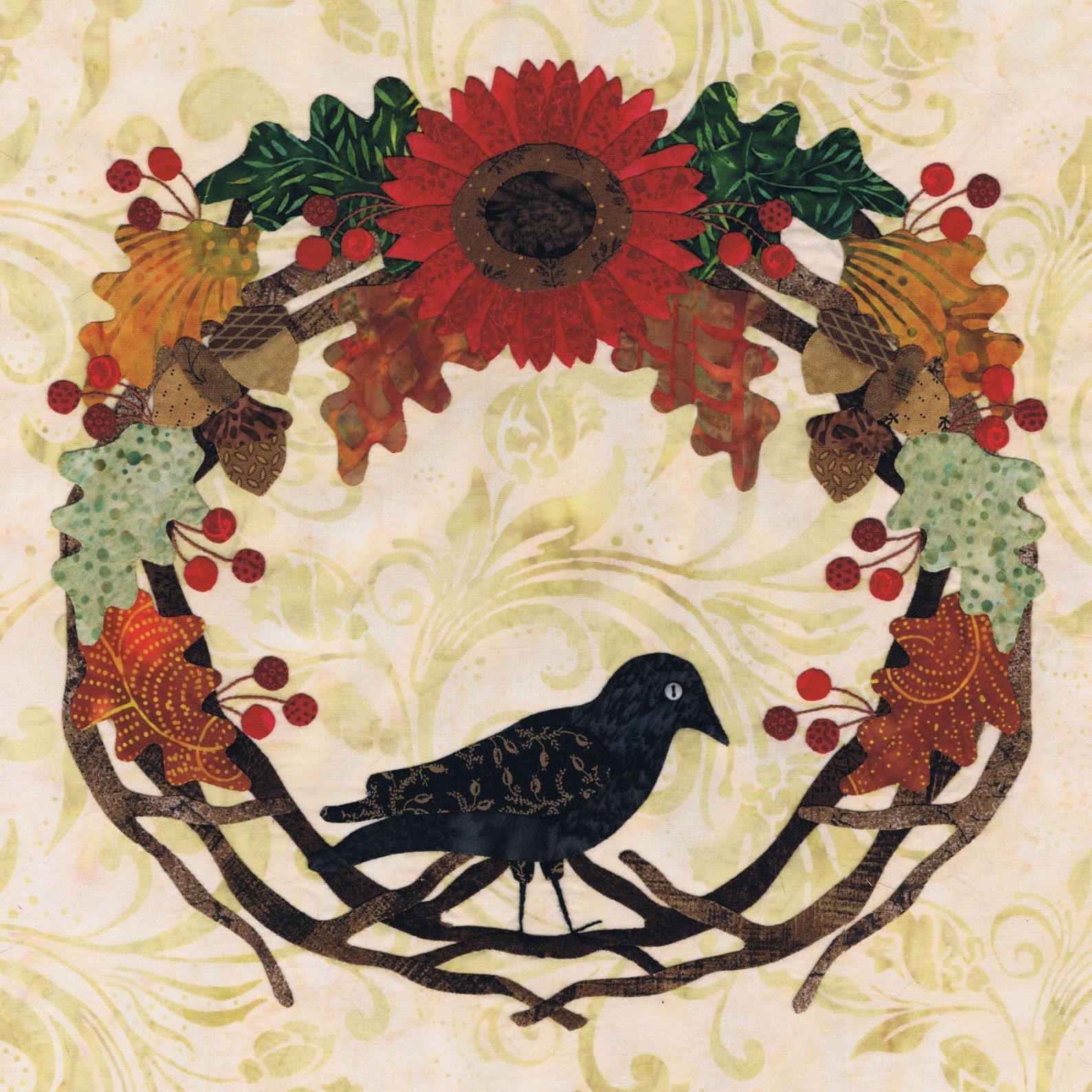 Baltimore Autumn *12-month Block of the Month Applique Quilt Pattern ...
