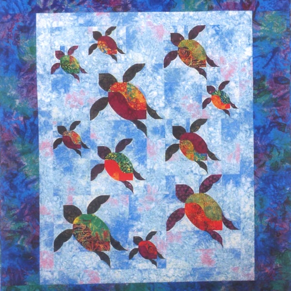 Turtle Quilt Pattern - Etsy