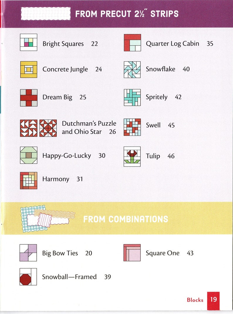 QUILTING WITH PRECUTS *handy Pocket Guide* Carry-along Reference Guide ...