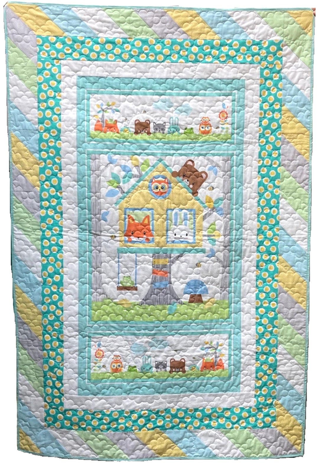 Tree House Treats *quilt Kit* Featuring Playhouse Pals Fabrics ...