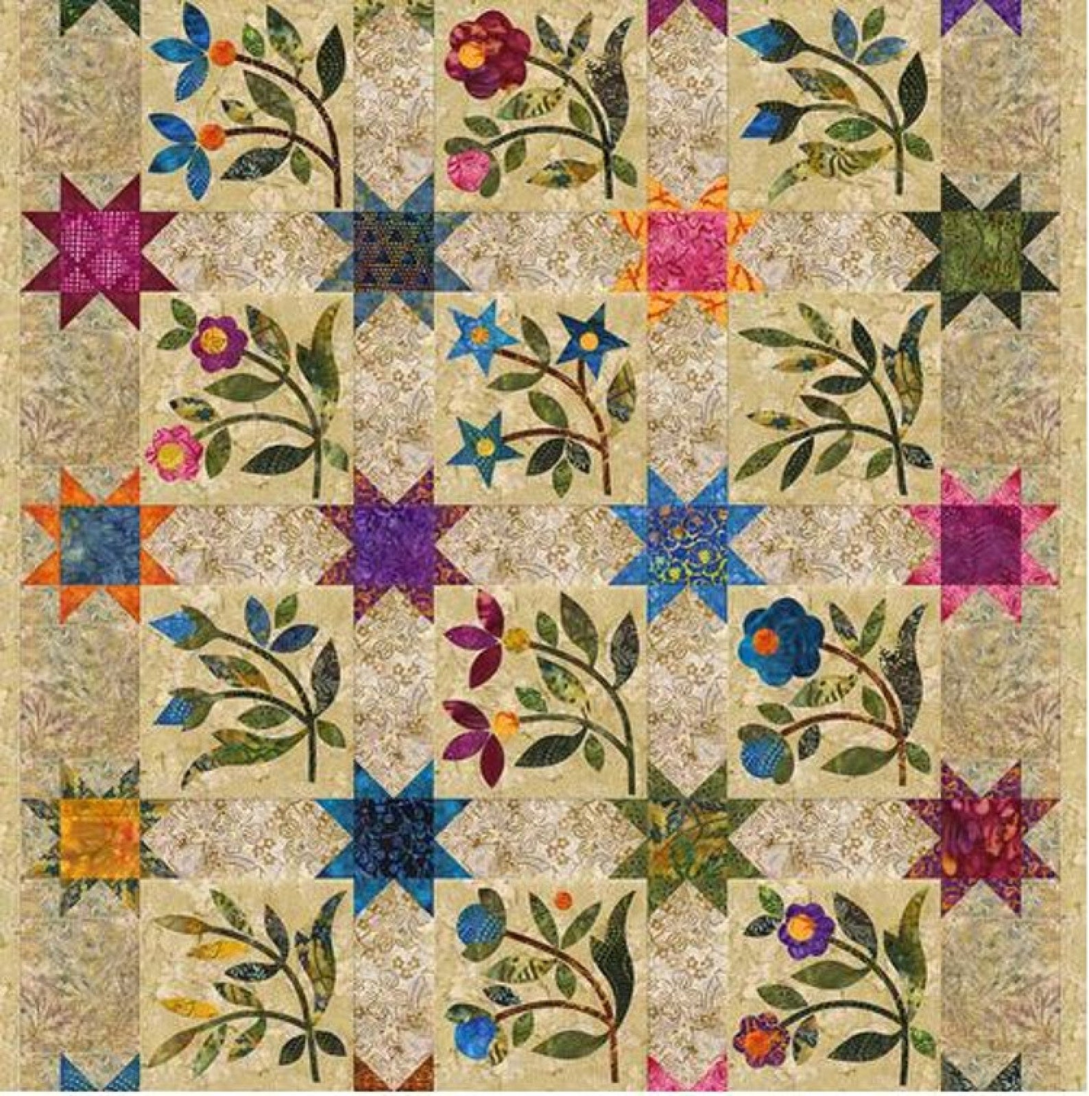 Spring Sprouts appliqué Quilt Pattern Sewing Version By: - Etsy