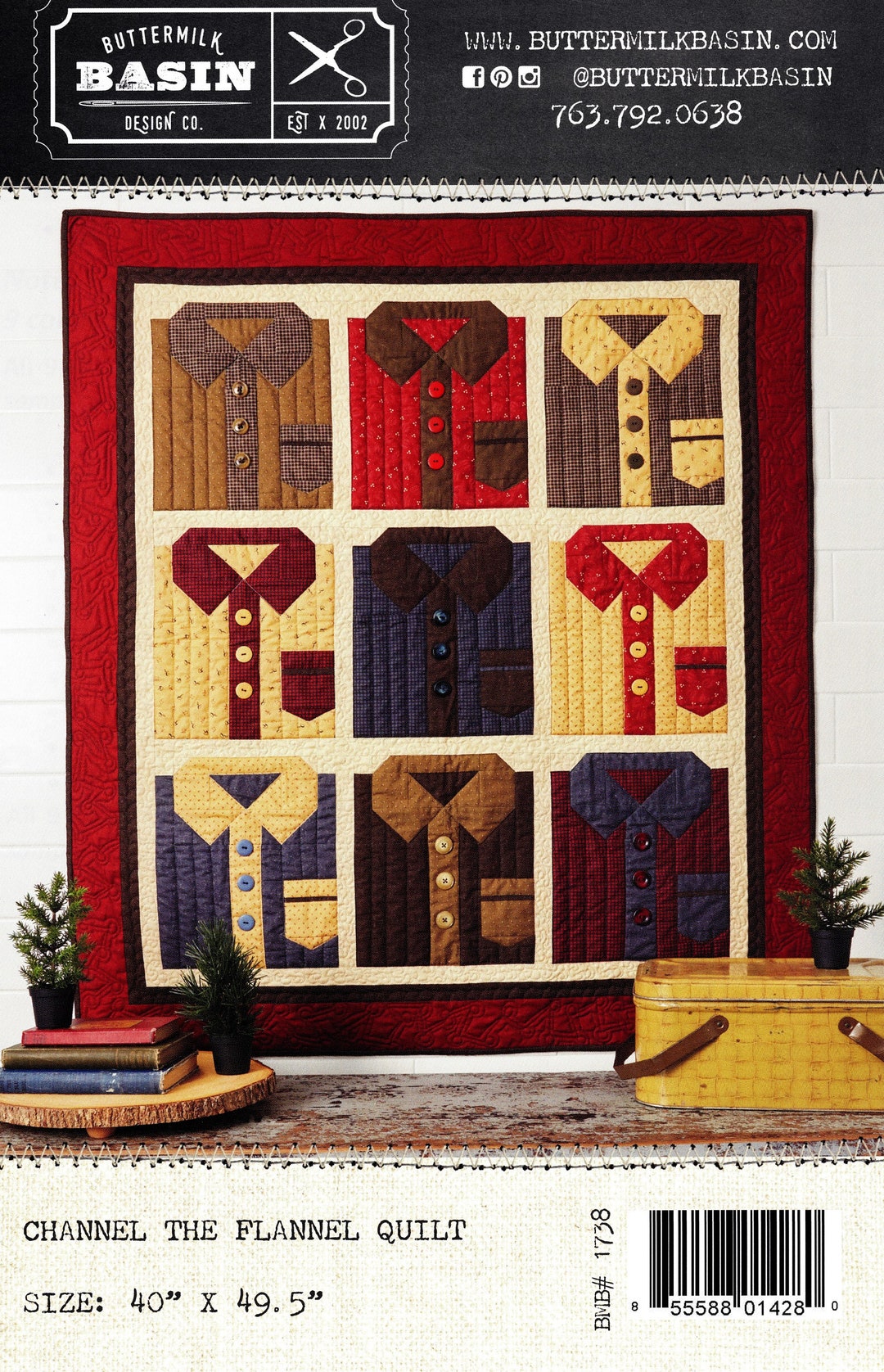 Channel the Flannel *quilt Pattern* By: Stacy West of Buttermilk Basin ...