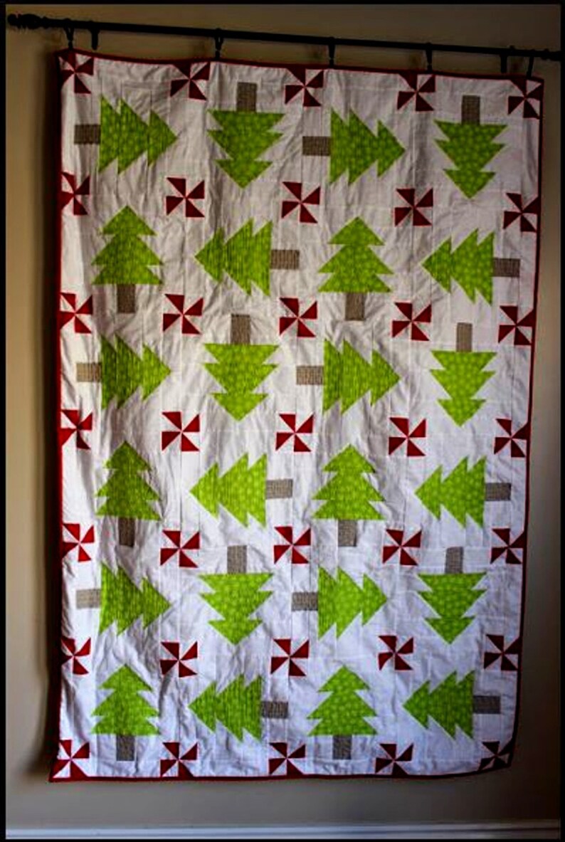 Poppa's Tree Farm quilt Pattern Designed By: Karen M. - Etsy