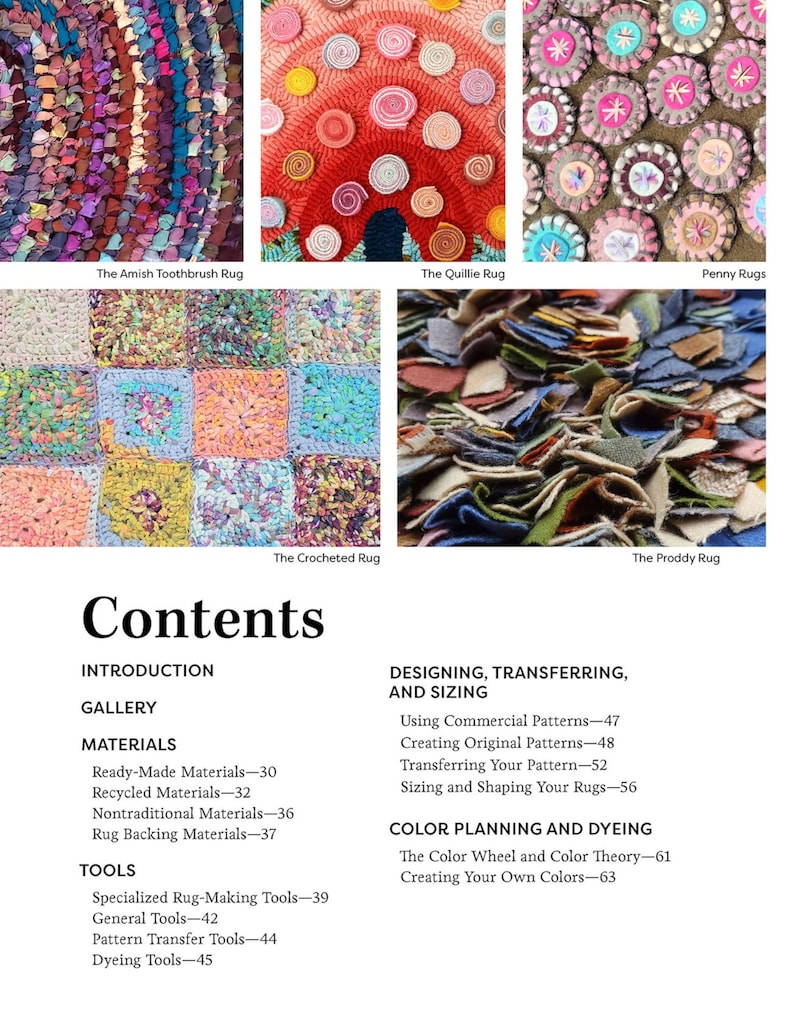 Easy, Beautiful Handmade Rag Rugs *book* By: Deana David for Landauer ...