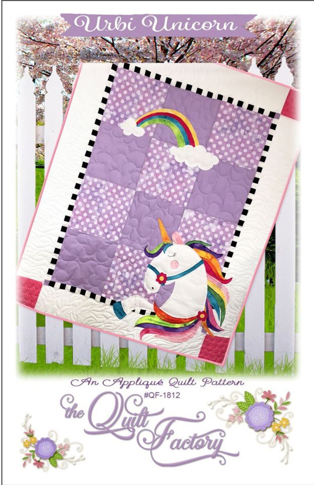 Urbi Unicorn applique Quilt Pattern By: Deb Grogan the Quilt Factory - Etsy