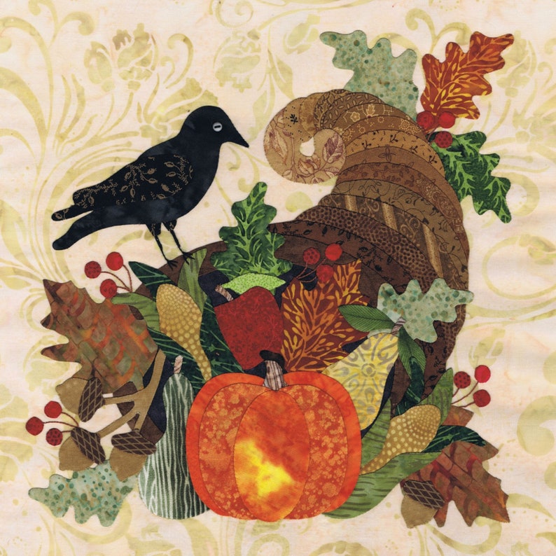 Baltimore Autumn *12-month Block of the Month Applique Quilt Pattern ...