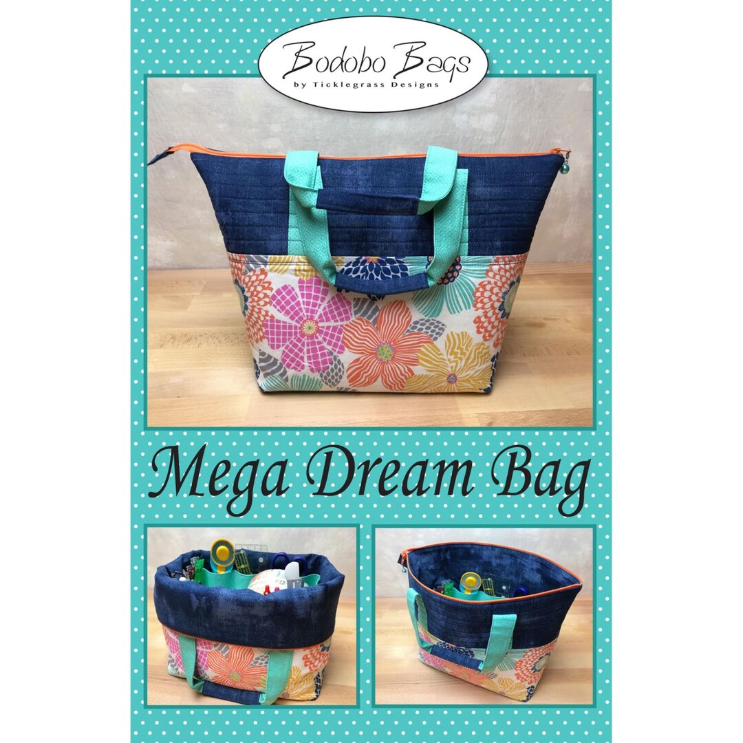 Mega Dream Bag *sewing Pattern* From: Bodobo Bags by Ticklegrass ...