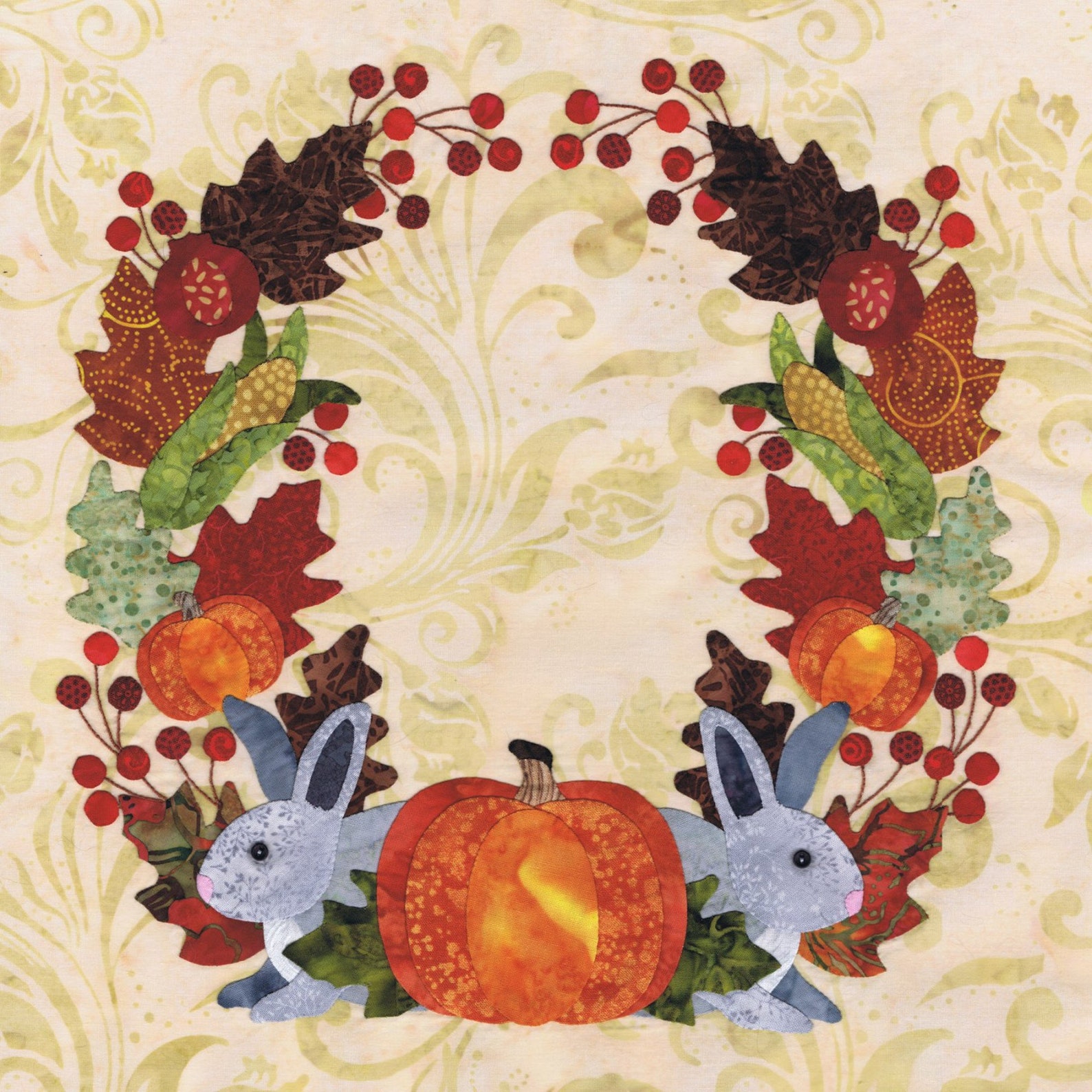 Baltimore Autumn *12-month Block of the Month Applique Quilt Pattern ...