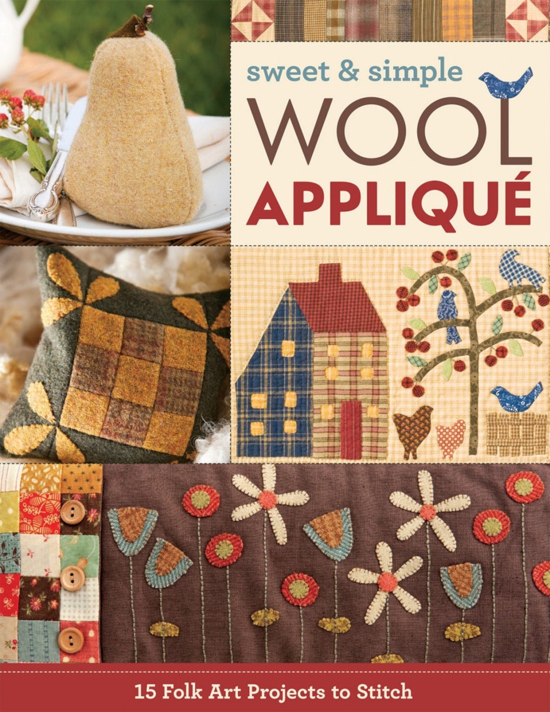 Sweet & Simple Wool *applique Pattern Book* From CAT Publishing - Etsy