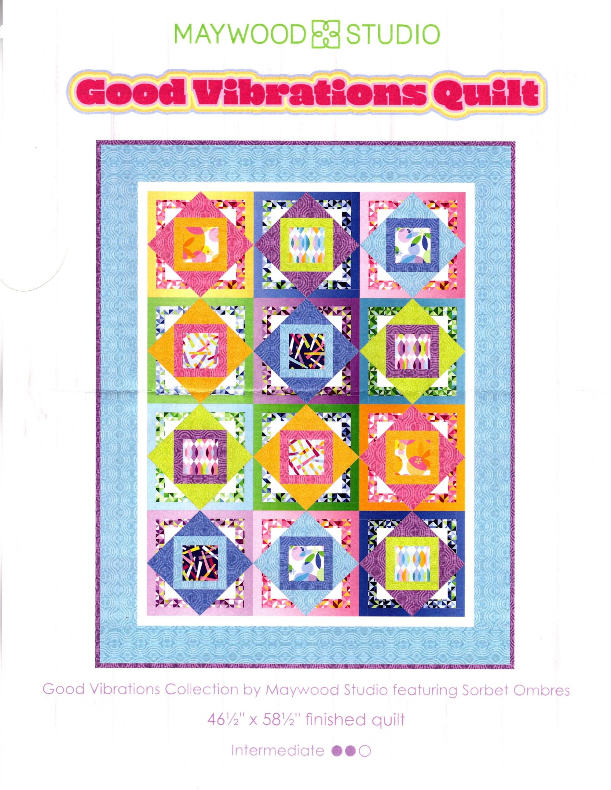 Good Vibrations Quilt *Quilt Kit* By: Maywood Studio KIT-MASGOV