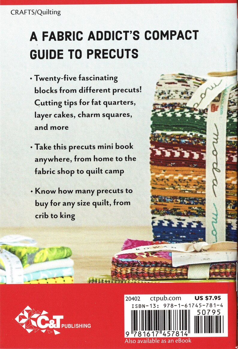QUILTING WITH PRECUTS *handy Pocket Guide* Carry-along Reference Guide ...