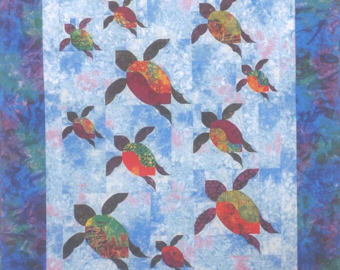TURTLE TRAILS Quilt Pattern BY: Southwind Designs | Etsy