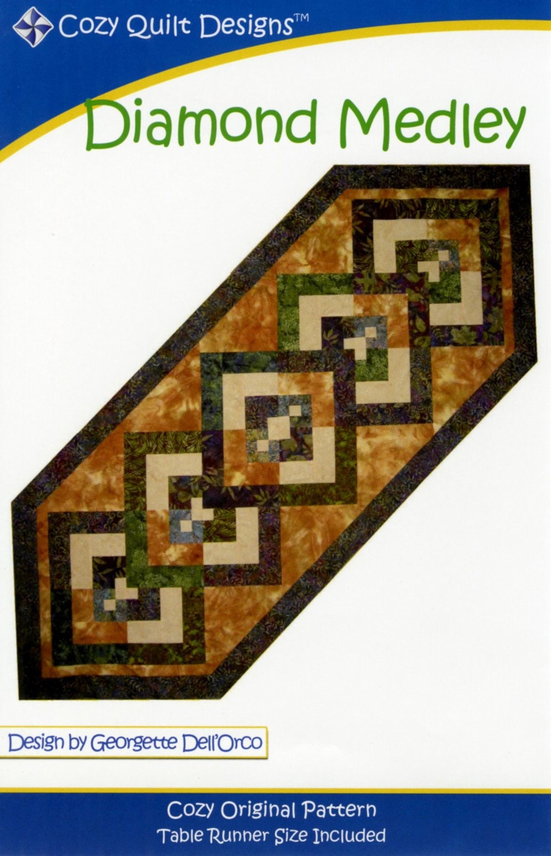 Diamond Medley *quilt Pattern* BY: Cozy Quilt Designs CQS051 - Etsy