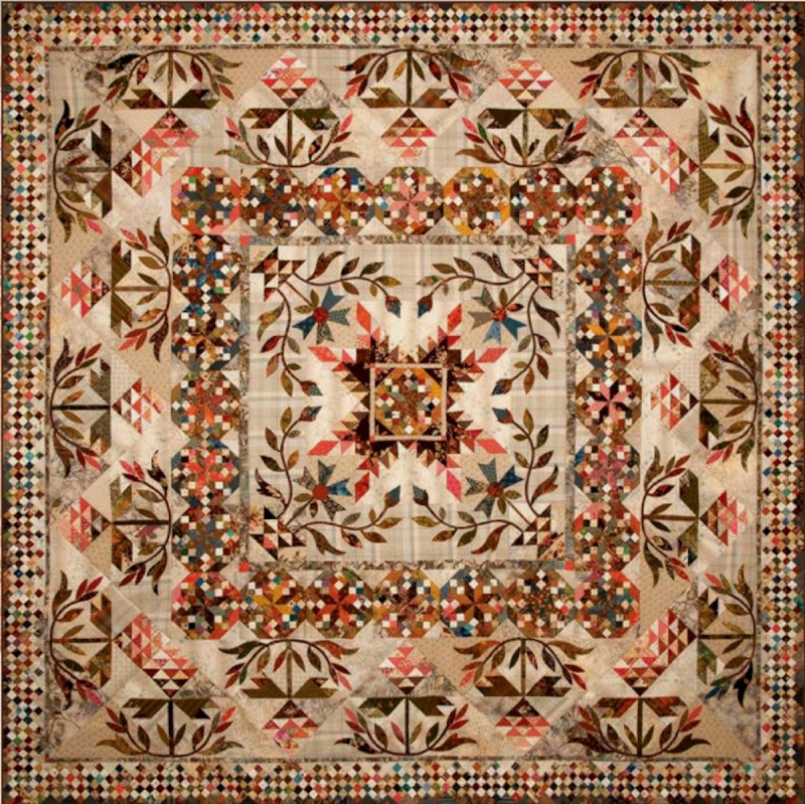 Common Bride *pieced & Applique Quilt Pattern* By: Edyta Sitar ...