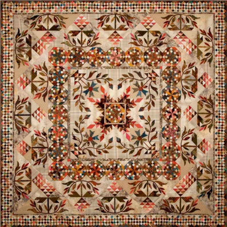 Common Bride *pieced & Applique Quilt Pattern* By: Edyta Sitar ...