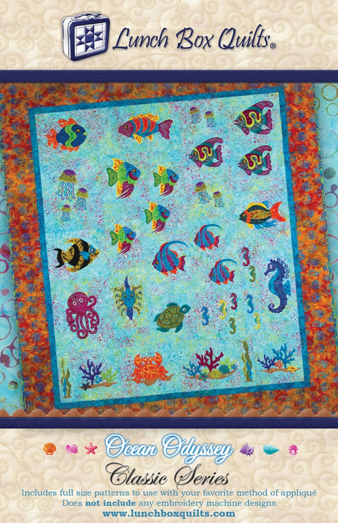 Ocean Odyssey Classic Series *quilt Sewing Pattern* By: Lunch Box ...