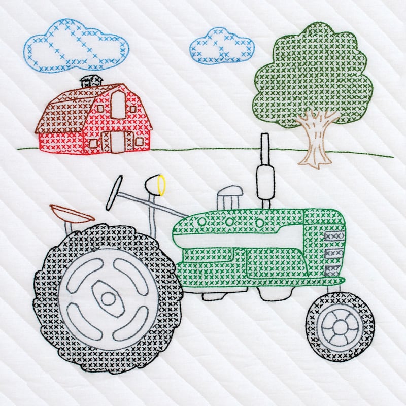 Tractor Quilt Pattern - Etsy