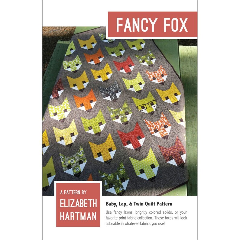 Fancy Fox quilt Pattern by Elizabeth Hartman EH-009 - Etsy