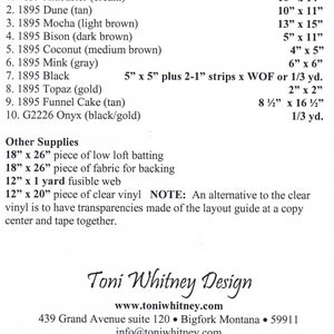 Midnight Glide *wall Hanging Pattern* By: Toni Whitney Design MG003 - Etsy