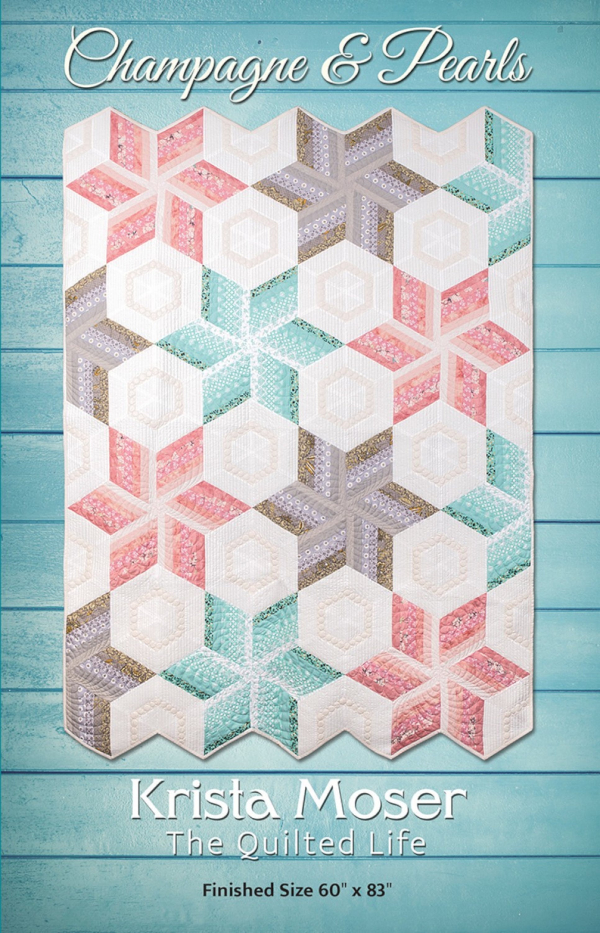 Champagne & Pearls quilt Pattern By: Krista Moser 10006 - Etsy
