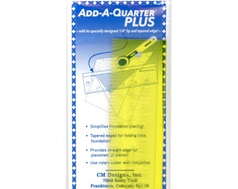 Add A-quarter Plus Ruler Combo Pack A must Have for Foundation Paper ...
