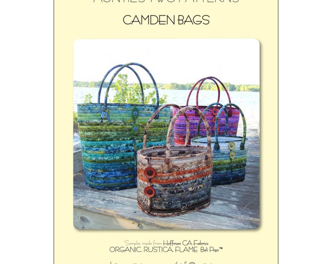 Camden Bags sewing Pattern From: Aunties Two Patterns - Etsy