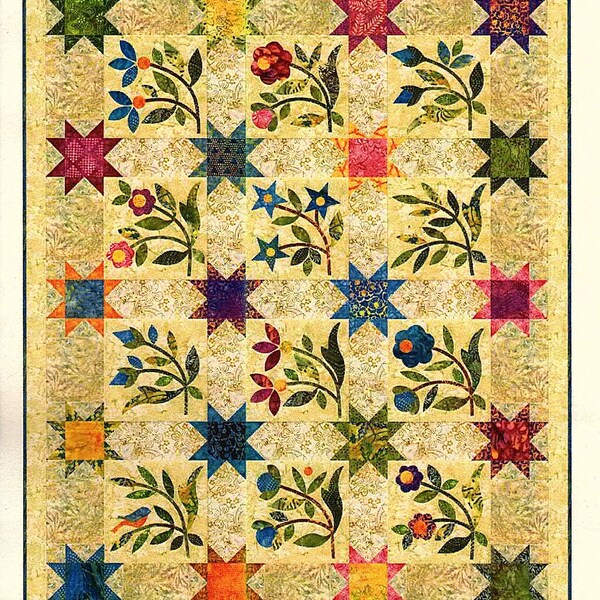 Flower Basket Quilt - Etsy