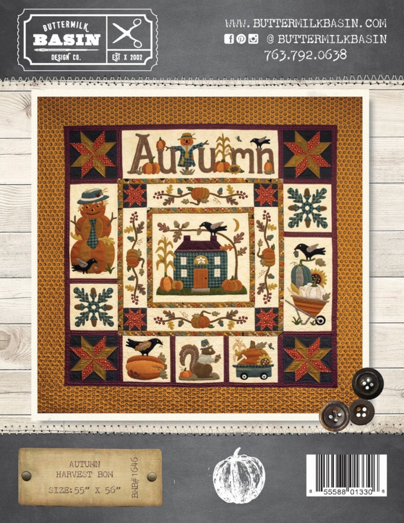 AUTUMN HARVEST quilt Pattern By: Buttermilk Basin - Etsy