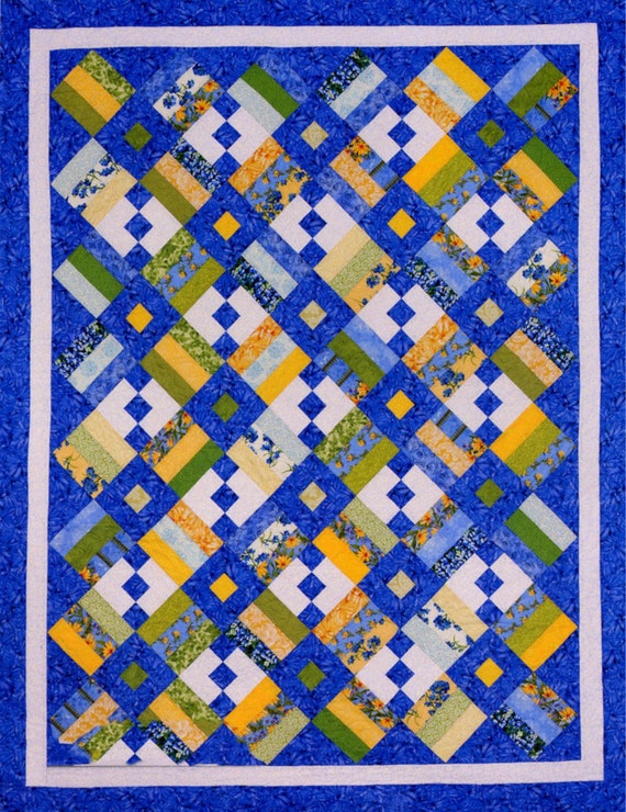 CHAIN LETTER quilt Pattern By: Georgette Dell'orco From - Etsy