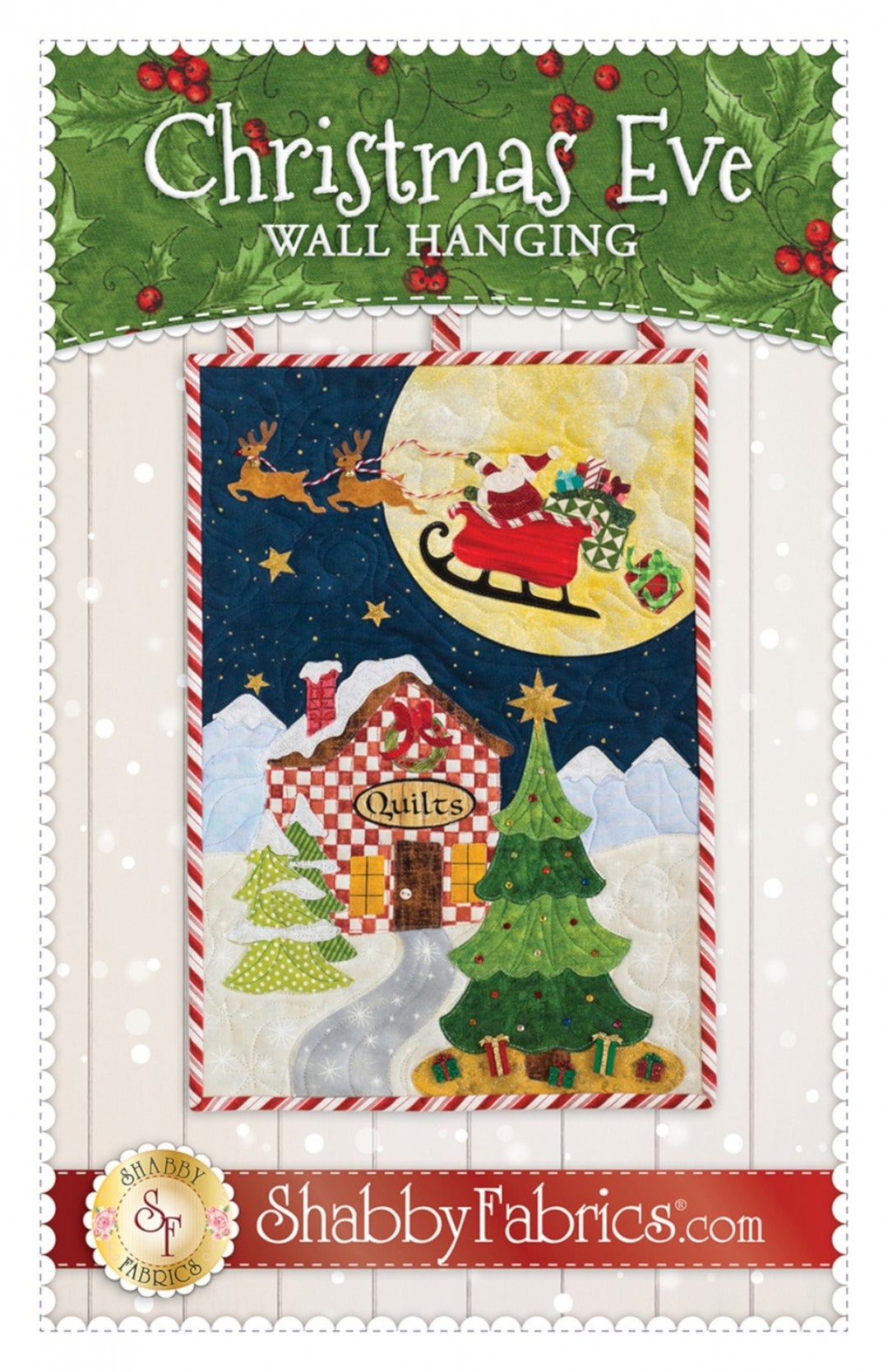 CHRISTMAS EVE Wall Hanging Pattern By: Shabby Fabrics SF49884 - Etsy