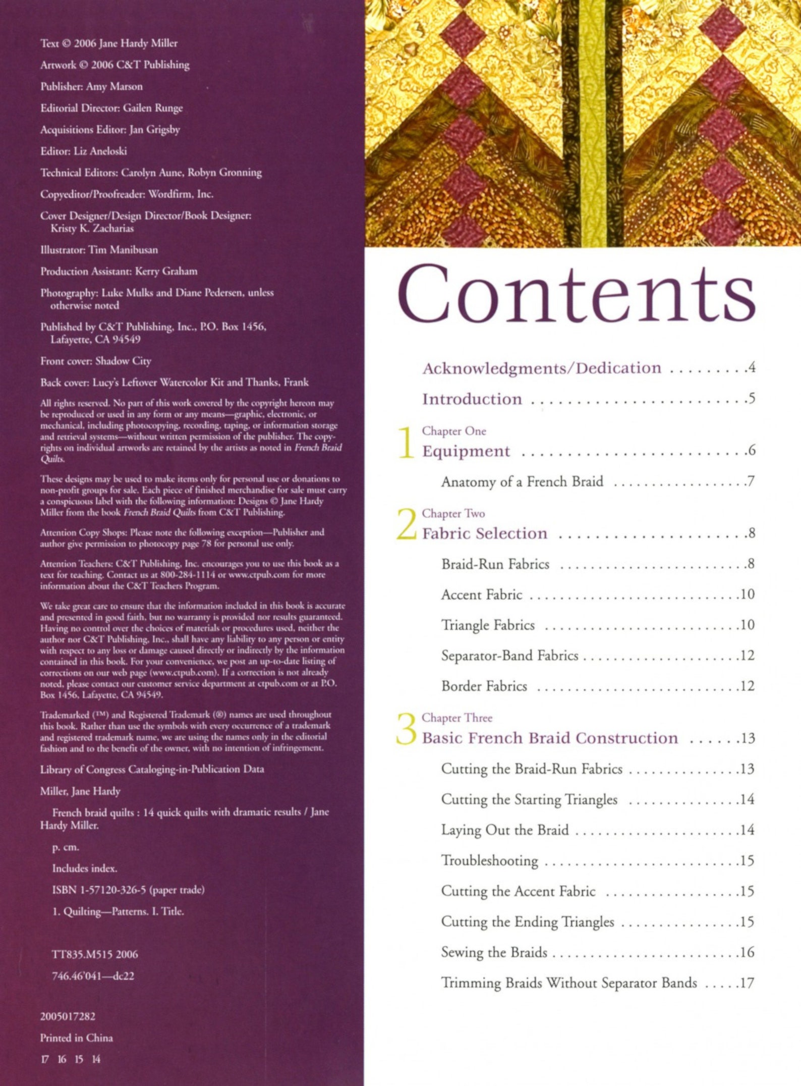 French Braid Quilts *book* By: Jane Hardy Miller With Arlene Netten - Etsy