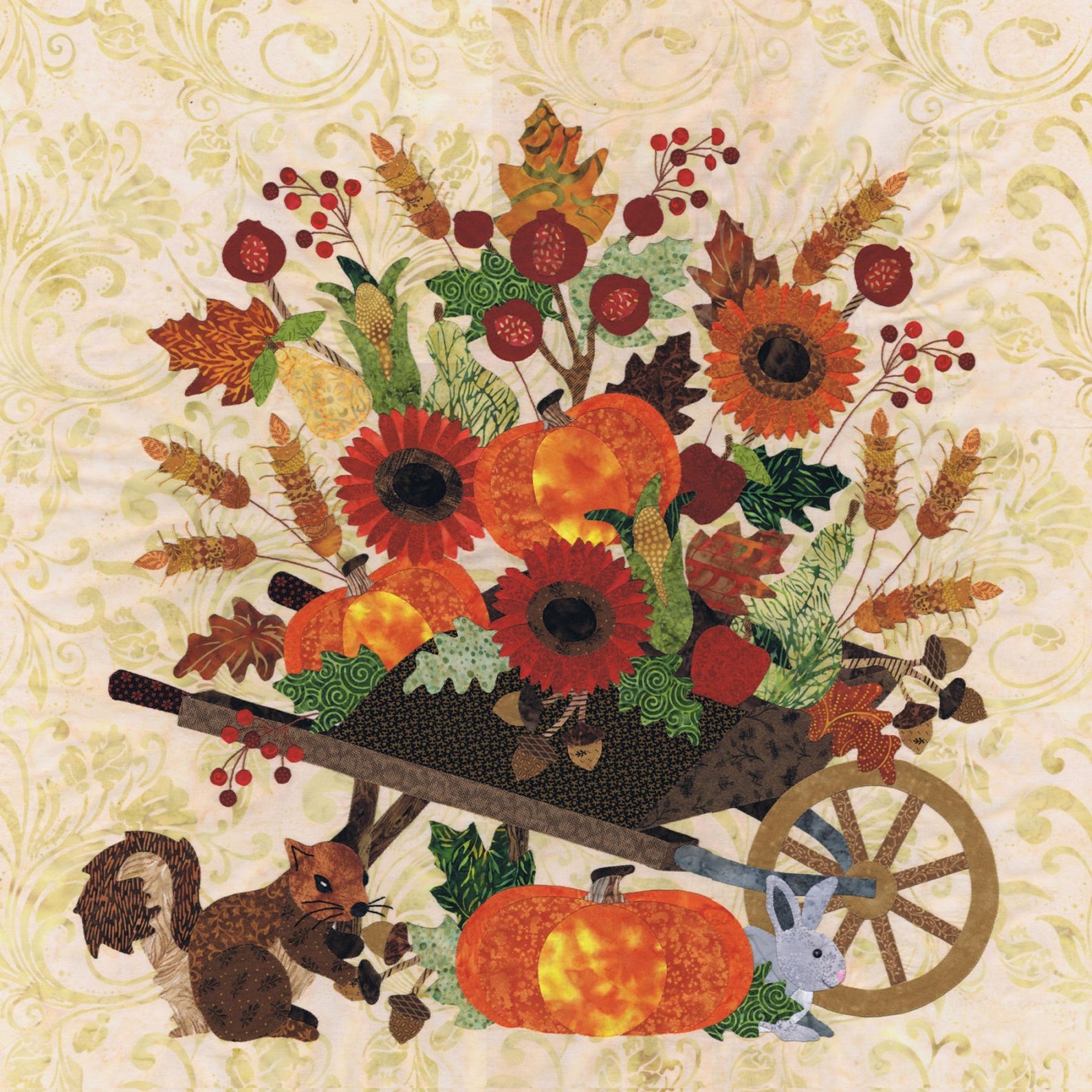 Baltimore Autumn *12-month Block of the Month Applique Quilt Pattern ...
