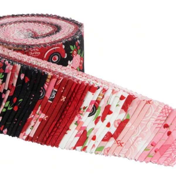 Riley Blake "falling in Love" Fabric - Etsy