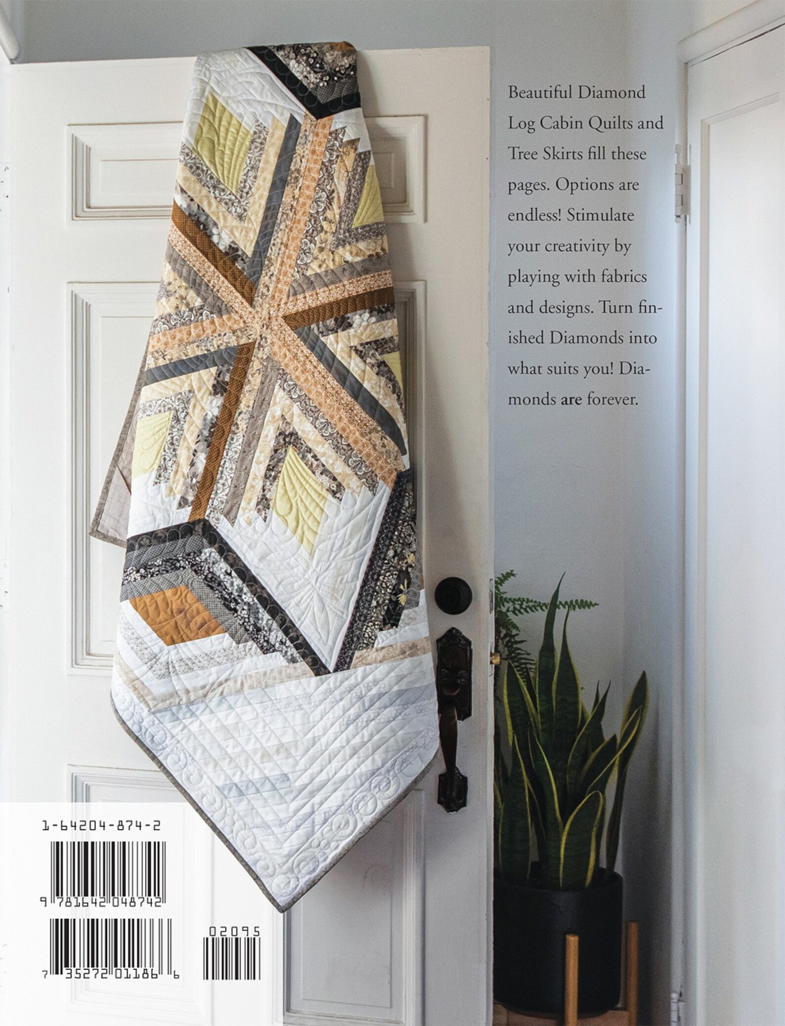Diamond Log Cabin *quilts and Tree Skirt Pattern Book* By: Eleanor ...