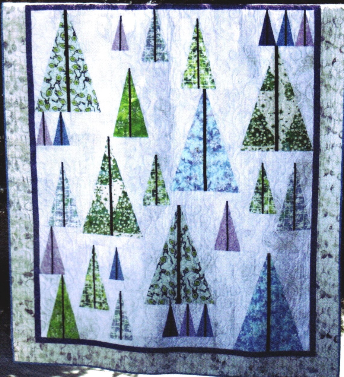 Oh Tannenbaum pieced Quilt Pattern By: Chris Hoover - Etsy