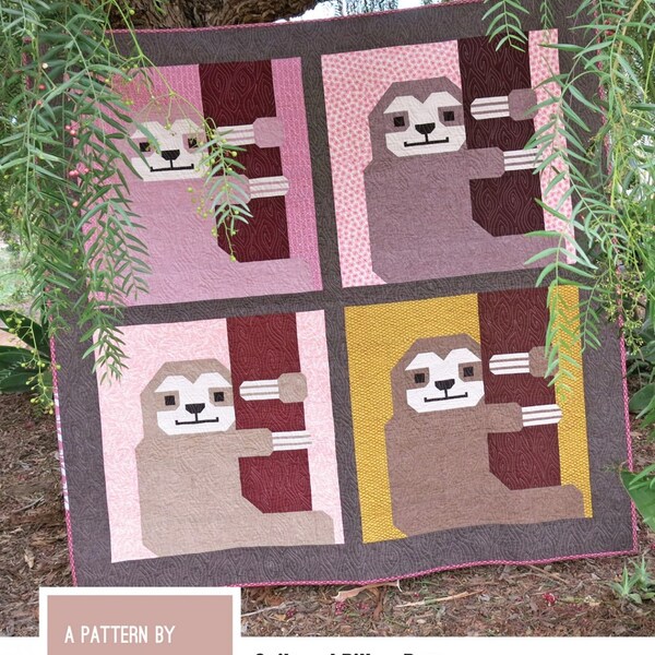 Sloth Quilt Pattern - Etsy