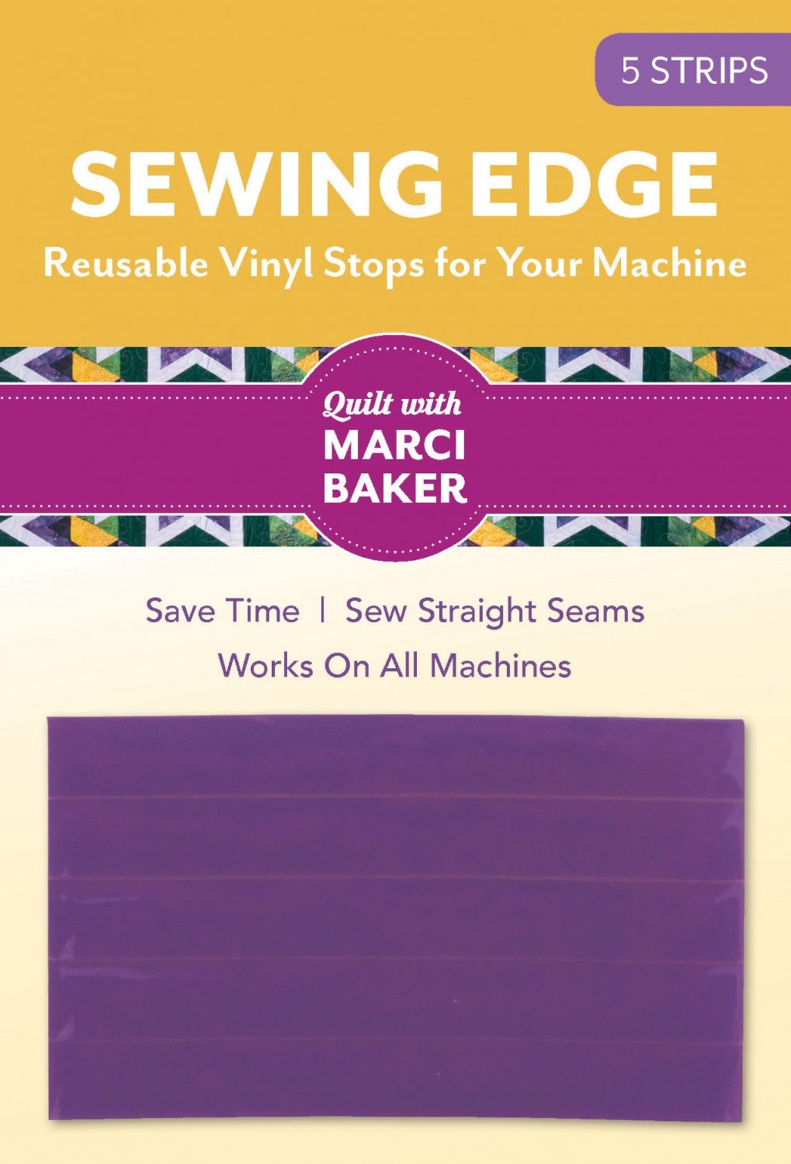 Sewing Edge *sew Straight Edges* 5 Strips By: Marci Baker - Etsy