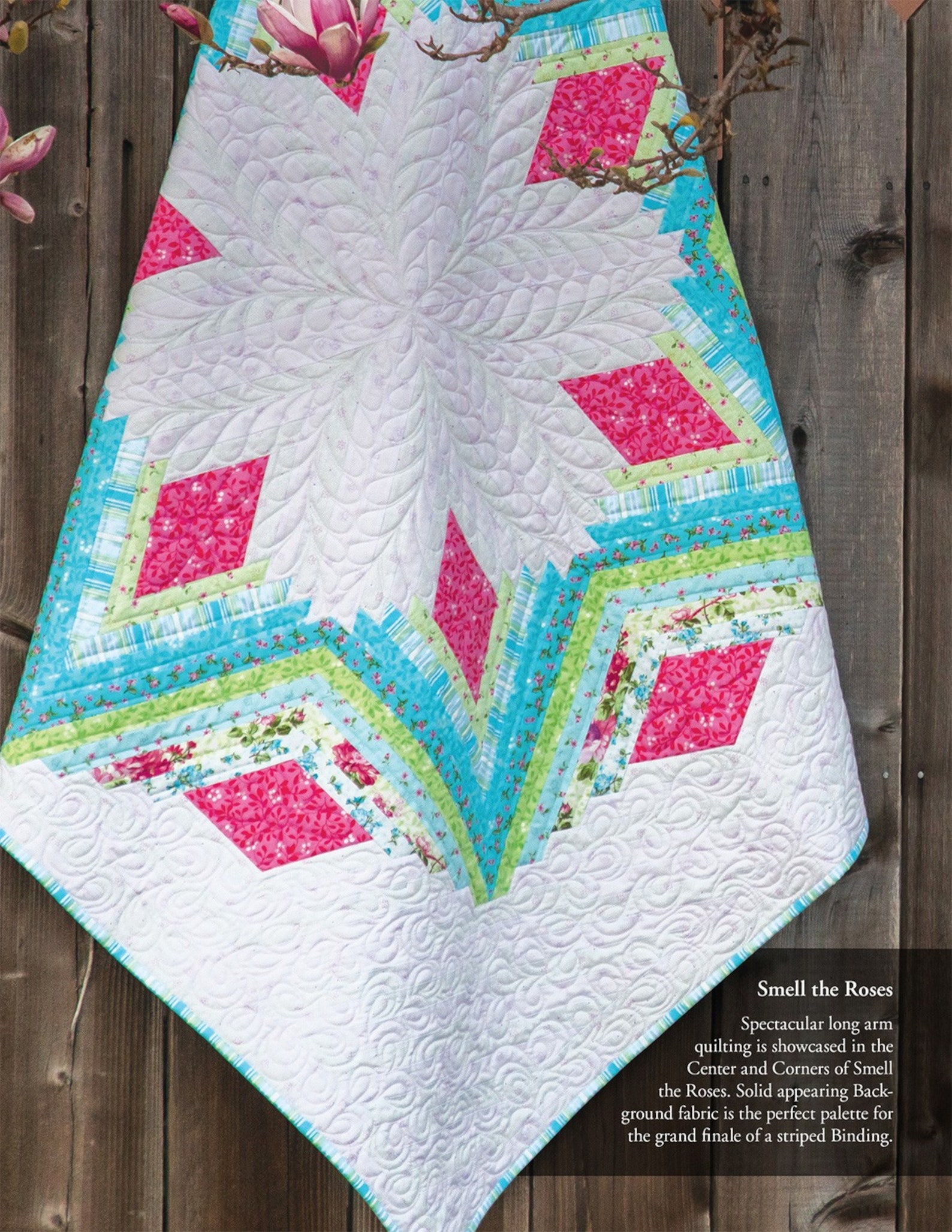 Diamond Log Cabin *quilts and Tree Skirt Pattern Book* By: Eleanor ...