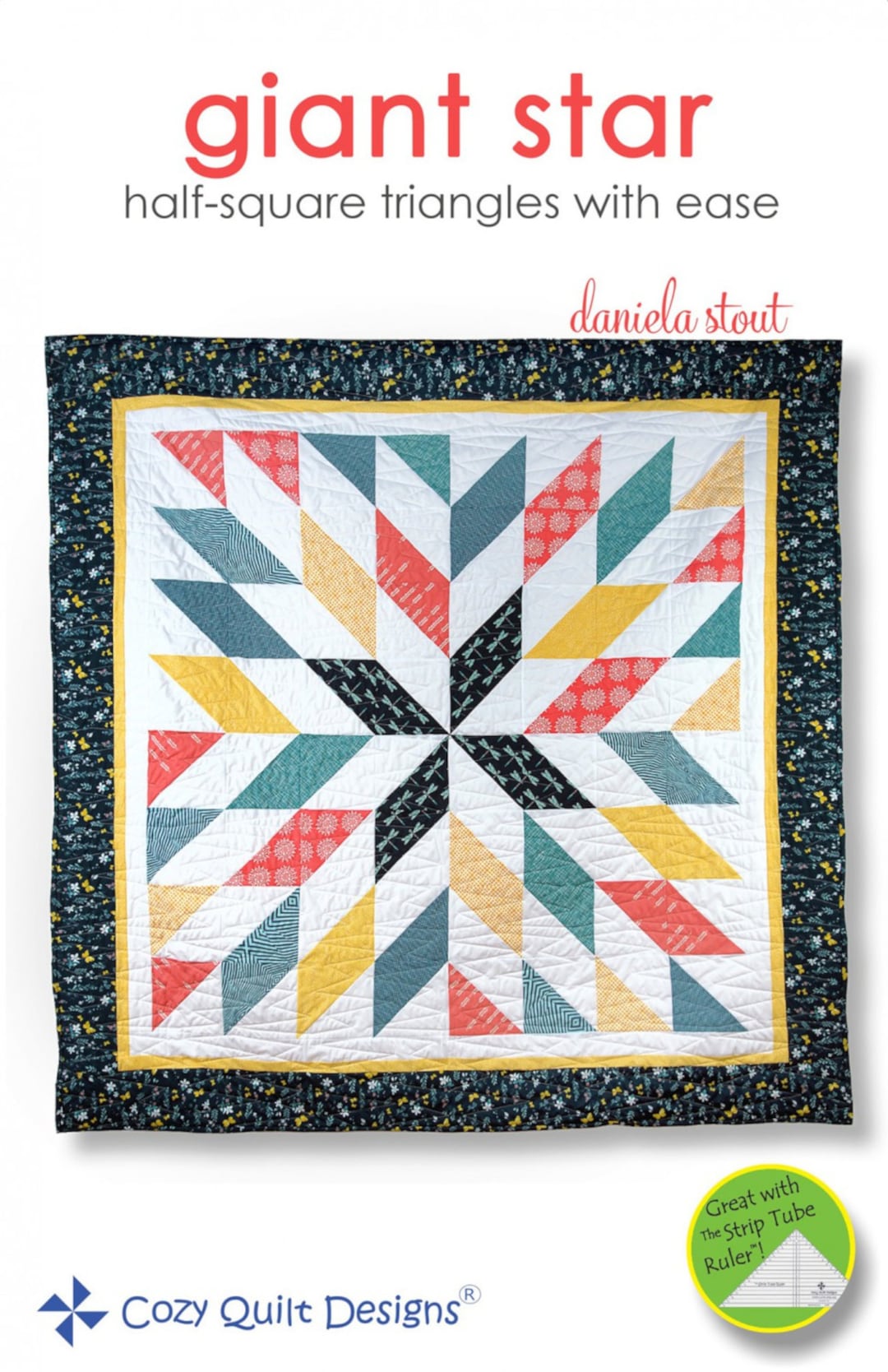 GIANT STAR quilt Pattern By: Cozy Quilt Designs CQD01176 - Etsy