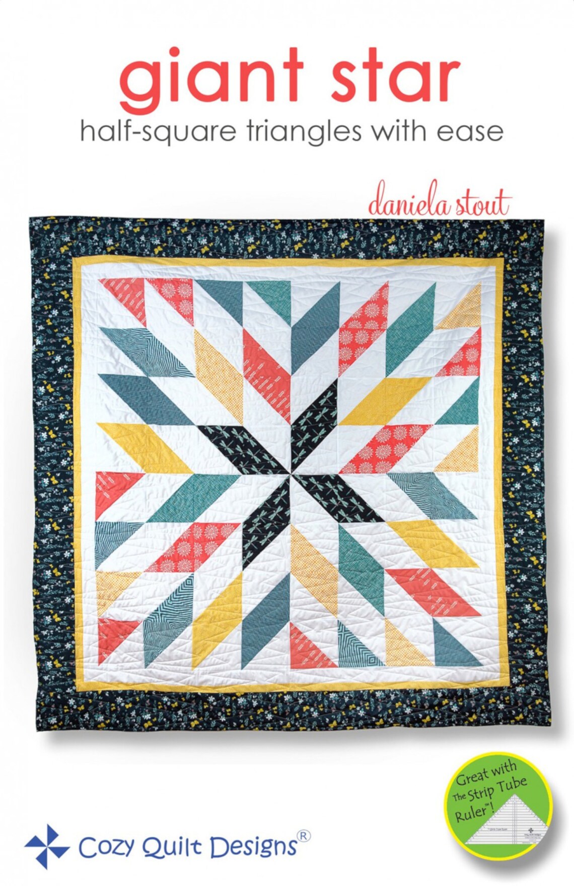 GIANT STAR quilt Pattern By: Cozy Quilt Designs CQD01176 - Etsy