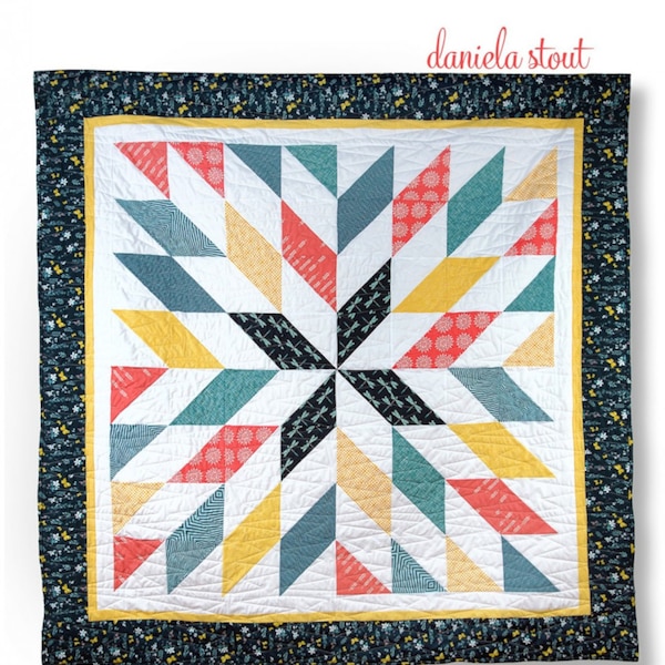 Giant Star Quilt Pattern - Etsy