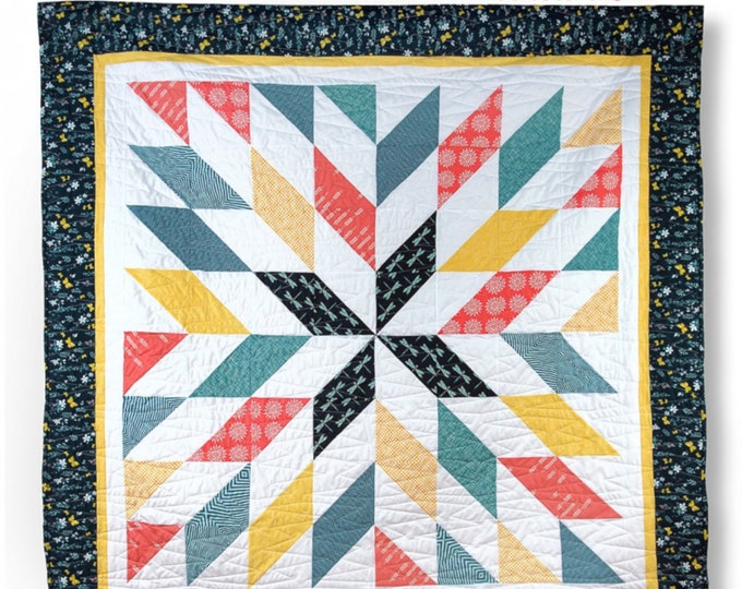GIANT STAR quilt Pattern By: Cozy Quilt Designs CQD01176 - Etsy
