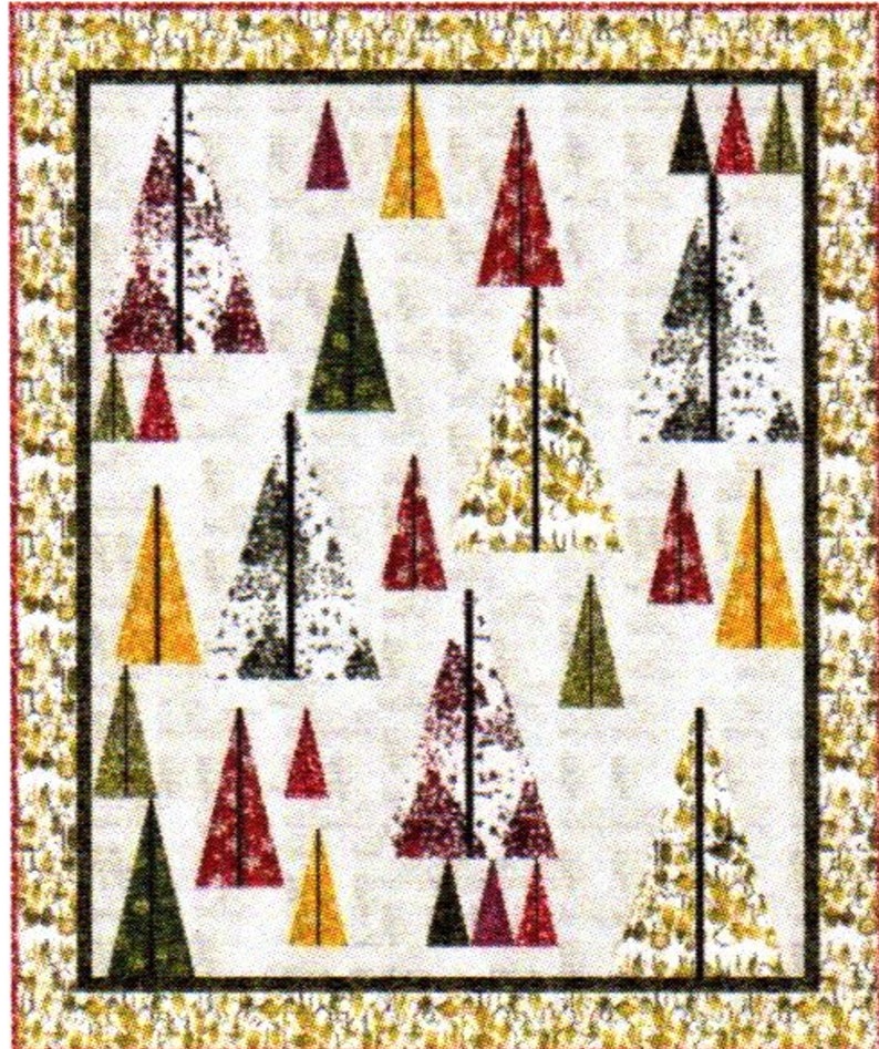 Oh Tannenbaum pieced Quilt Pattern By: Chris Hoover - Etsy