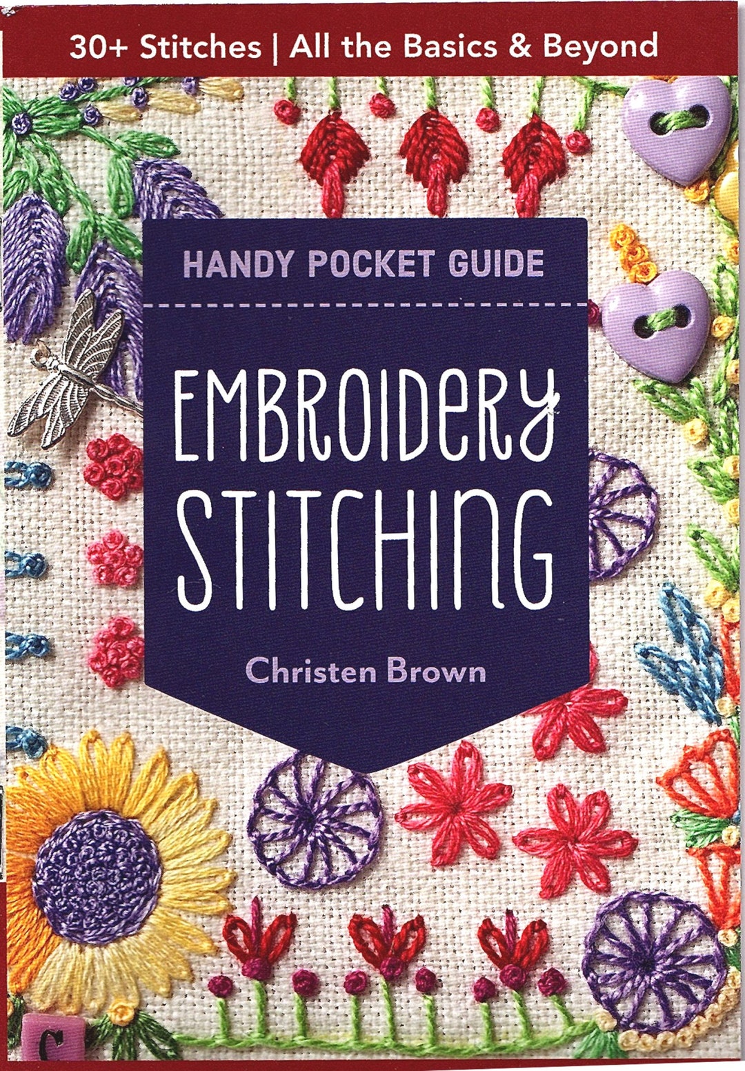Embroidery Stitching Handy Pocket Guide *softcover Booklet* By ...